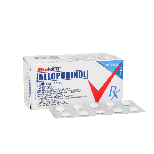 RITEMED Allopurinol 100mg Tablet 100's price in the Philippines ...